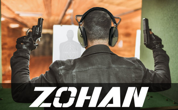ZOHAN Active Headphones for Shooting Electronic Soundproof Earmuffs ...