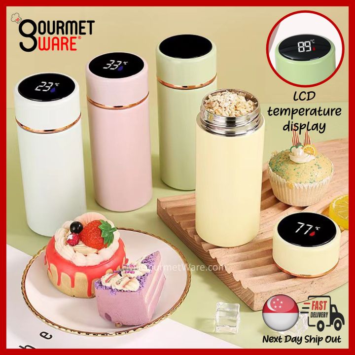[SG Stock] Mini Pocket Thermal Flask with Temperature Display ...