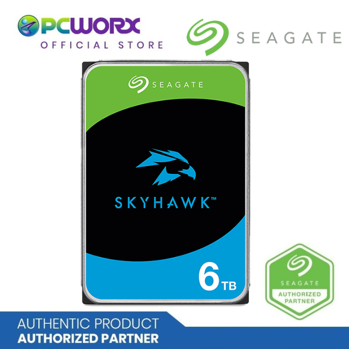 Seagate 6TB ST6000VX001 Skyhawk 3.5 Hard Disk Drive | CCTV HDD ...