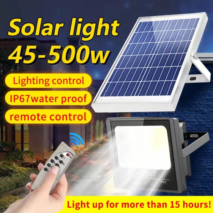 solar light outdoor lighting Solar light Solar Spotlight 500W Flood ...