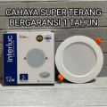INTERLUC DOWNLIGHT LED PANEL 7,5 12 18 24 WATT IB IN BOW BULAT TERANG ...