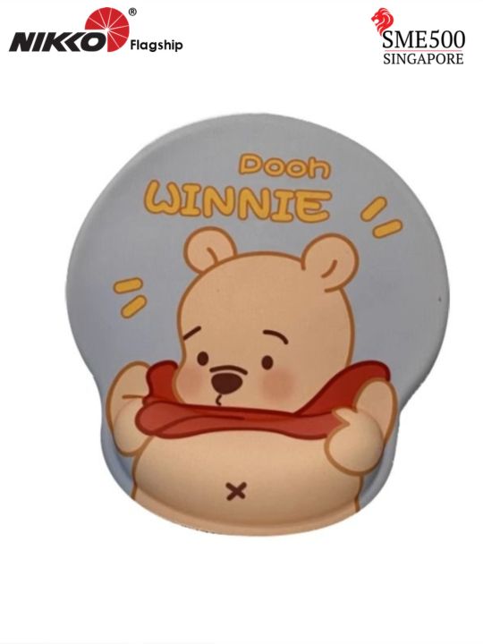 Nikko mouse pad style cute cartoon big belly bear mouse pad office ...