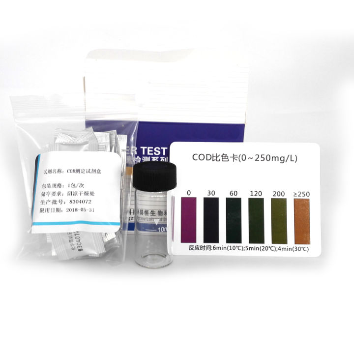 Rapid detection kit for COD, ammonia, nitrogen, total phosphorus and ...