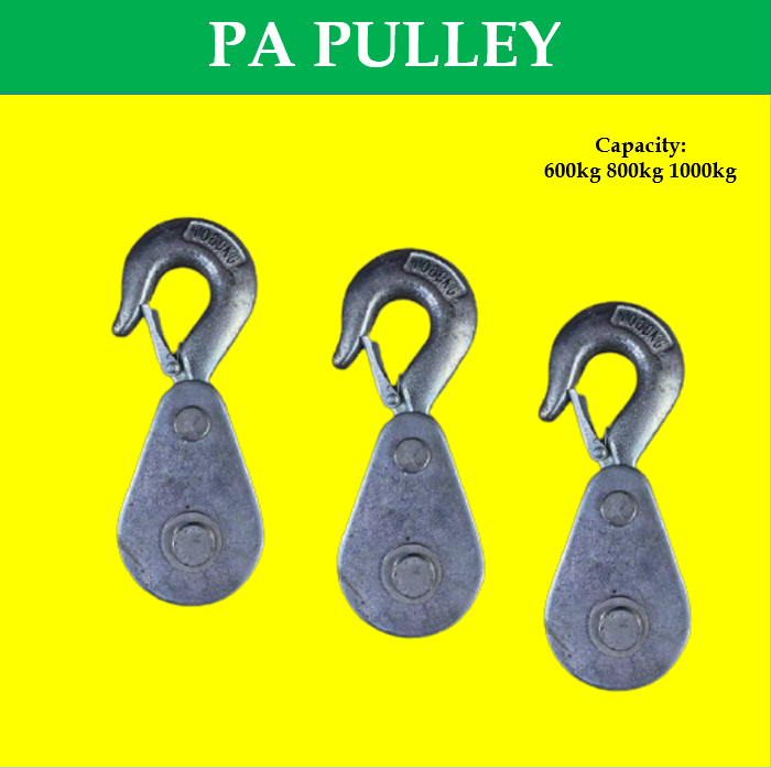 MAGO Pulley 600KG 800kg 1000kg mini pulley PA pulley Mini hoist double ...