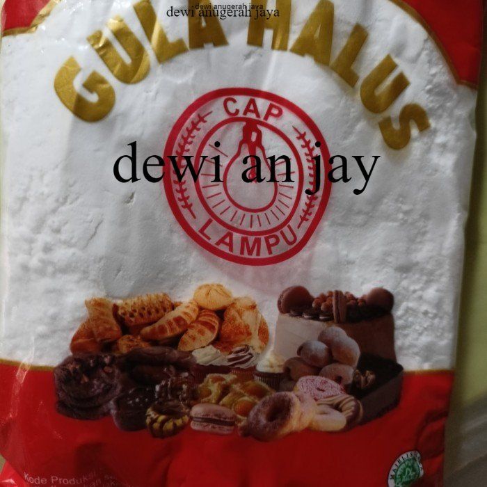 Gula halus cap Lampu 250 gram | Lazada Indonesia