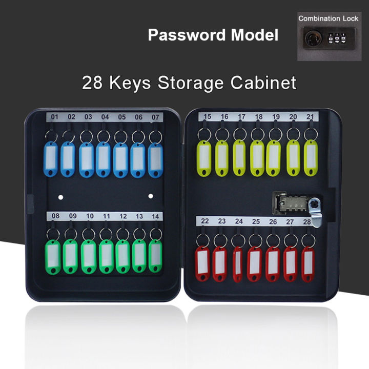 Multi Keys Safe Storage Box Combination/Key Lock Spare Car Keys ...
