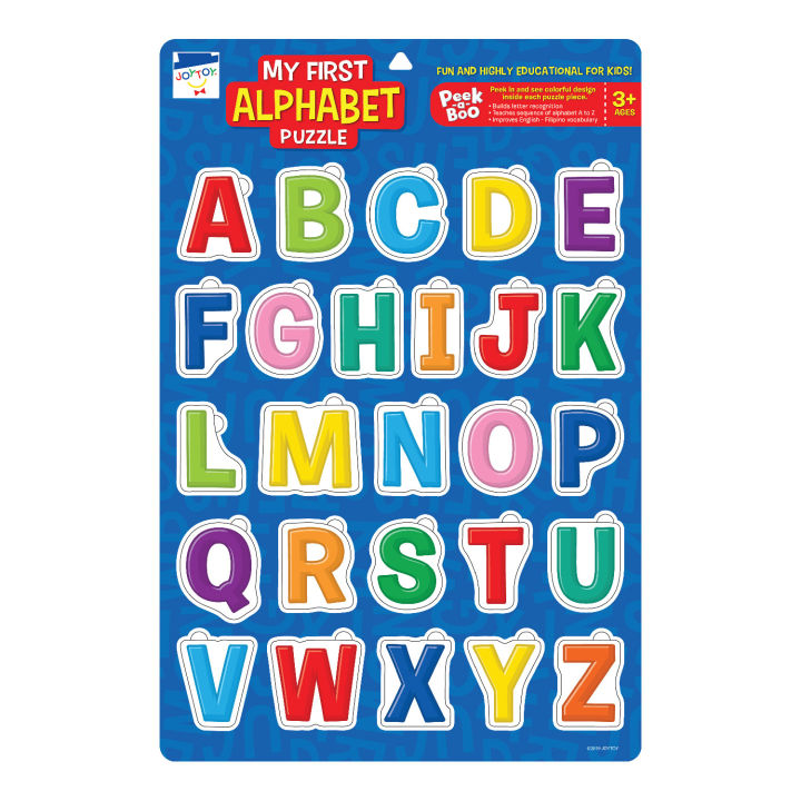 JOYTOY My First Alphabet Puzzle (Peek-a-boo) | Lazada