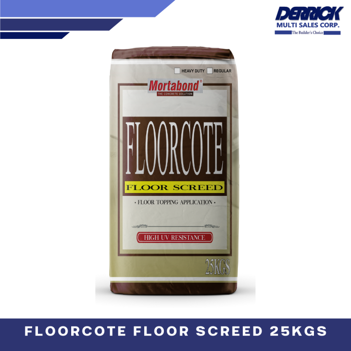 Mortabond Floor Cote, floor topping application, heavy duty and regular ...