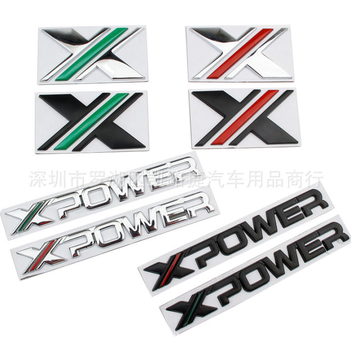 For MG5 MG6 Xpower emblem Rear Trunk logo for MG 5 6 Pro X letter badge ...