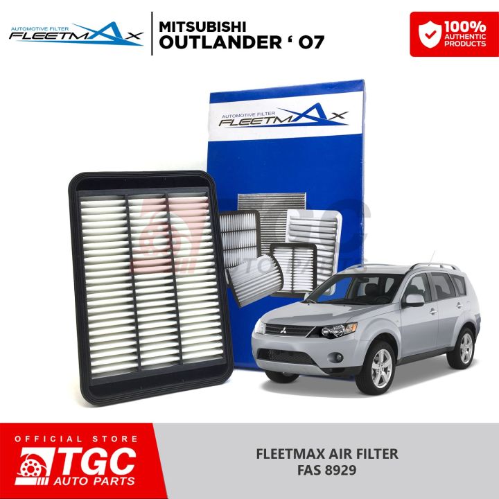 Fleetmax Air Filter / Air Cleaner Mitsubishi Outlander Lancer Ex 2007 ...