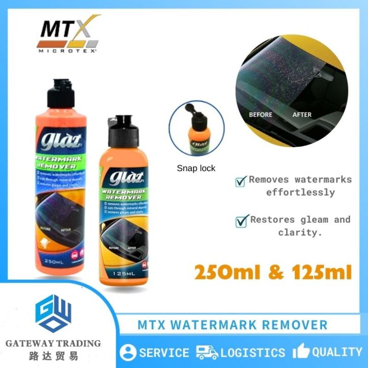 Microtex MTX Glass Care Glaz Acid Rain Stain Water Mark Remover for ...