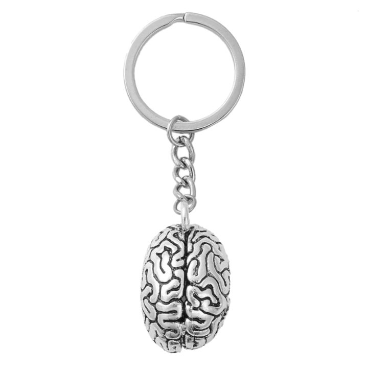 Human Brain Keychain 3D Organs Body Parts Keychain Psychology Brain for ...
