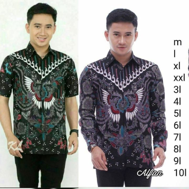 "[PRE-ORDER] M-10XL kemeja batik jawa kupu BLACK [14DAYS ETA]" | Lazada