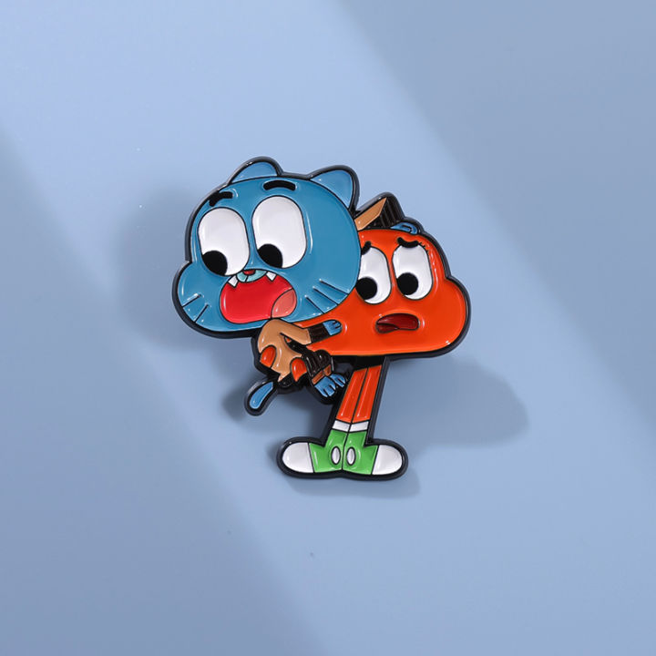Gumball Darwin Enel เข็มขัดแบบเข็มโลกที่น่าตื่นตาตื่นใจของเข็มกลัด ...