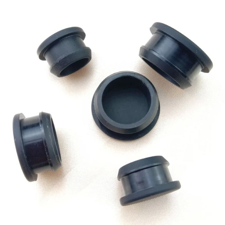 Black 2mm-60mm Silicone Rubber Snap-on Blanking Bore Plugs Hole Stopper ...