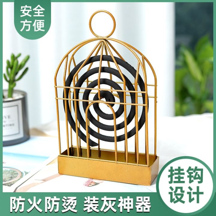 Safety Mosquito Coils Holder With Cover /Large Metal Insect Repellent ...