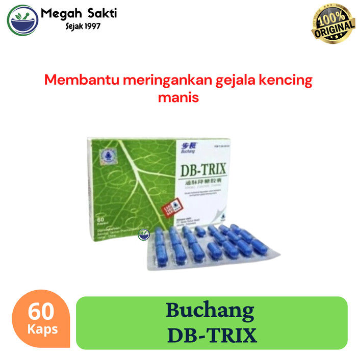 Buchang DBTRIX ( Diabetrix ) Tongmai Jiangtang - Obat Diabetes SSA ...
