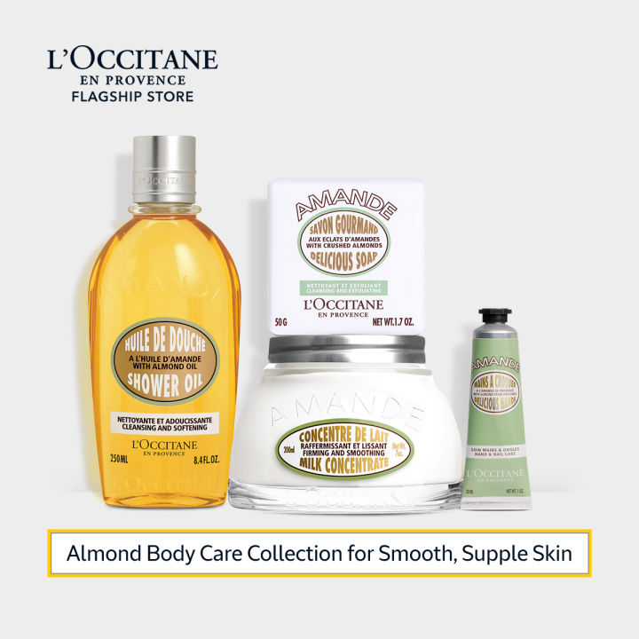 [MAY EXCLUSIVE BUNDLE] L'Occitane Almond Body Care Collection for Soft, Supple Skin | Lazada PH