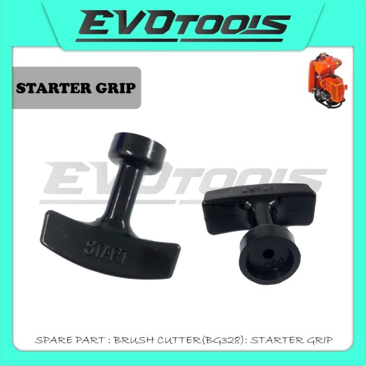 SPARE PART (BG328) : STARTER GRIP MESIN RUMPUT/RECOIL STARTER HAND GRIP ...