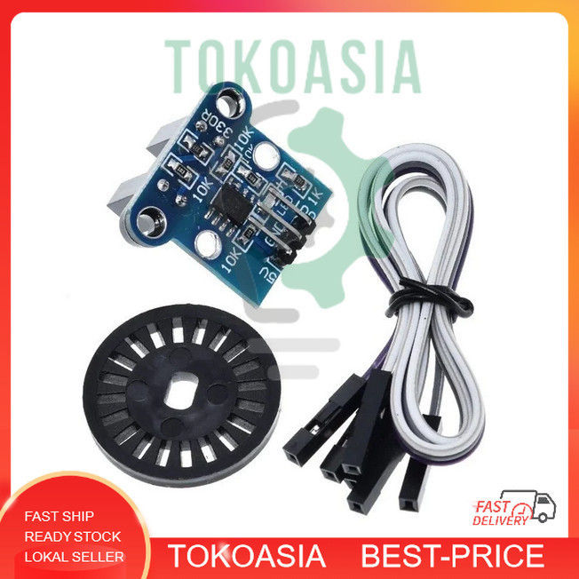 HC-020K 5V Rotary Encoder Motor Speed Measuring Sensor Photoelectric ...