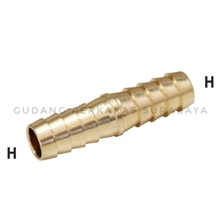SAMBUNGAN SELANG DOUBLE HOSE BARB SAMBUNGAN SELANG GAS SELANG ANGIN ...