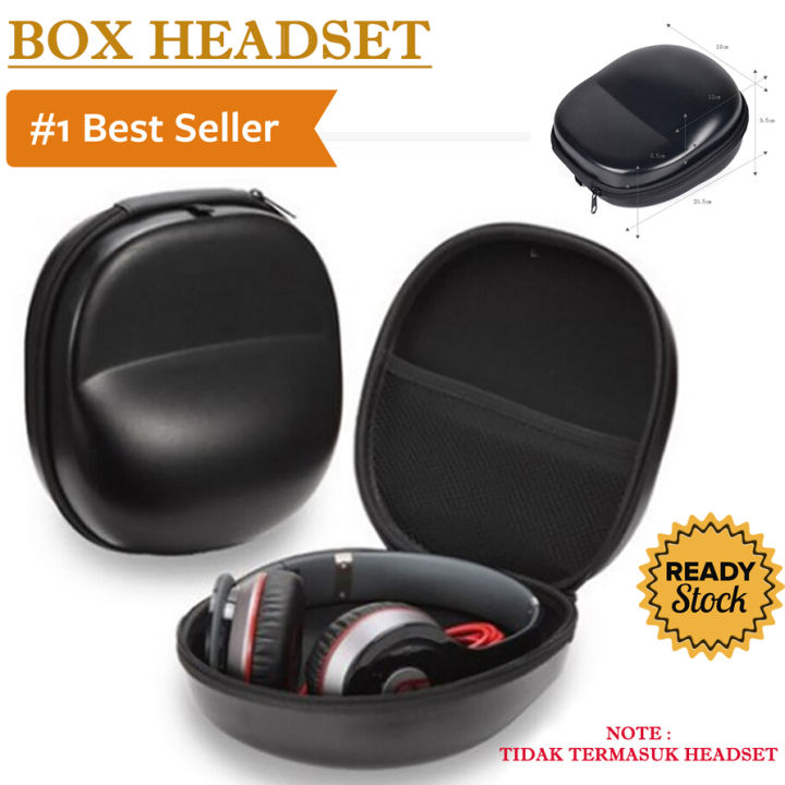 Nbbox Hard Shell Waterproof Case for Headphones Square Box Tempat Wadah ...