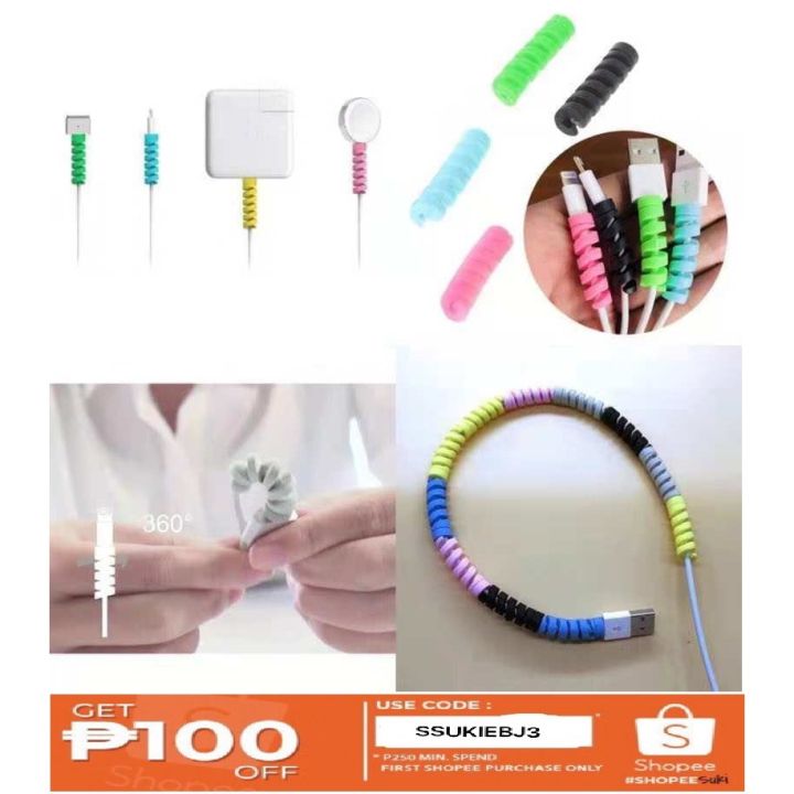 Cable Protector Wire Management Flexible Cord | Lazada PH