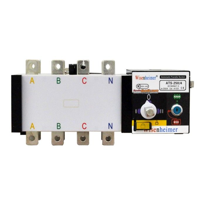 Change Over Switch 4 P 250A Motorized COS Ohm Saklar 250 A Wisenheimer ...