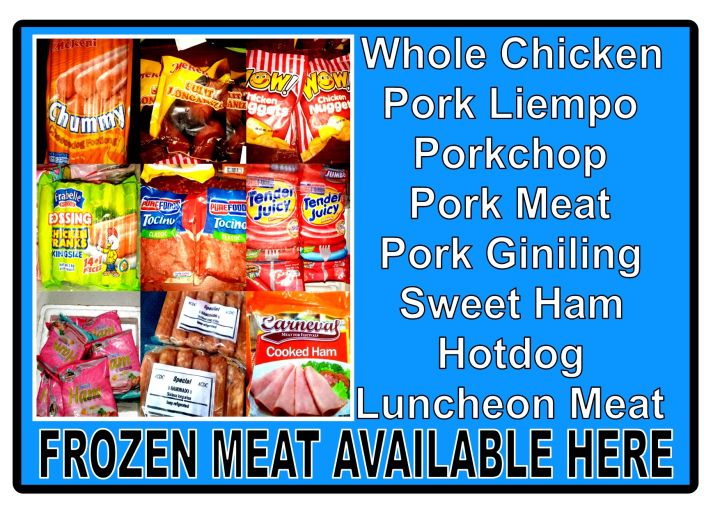 FROZEN MEAT SIGNAGES LAMINATED (A4 SIZE) | Lazada PH