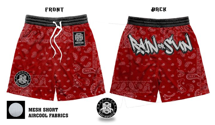 NEW RAINORSUN MS17 EDITION AIRCOOL MESH SHORT Full sublimation high ...