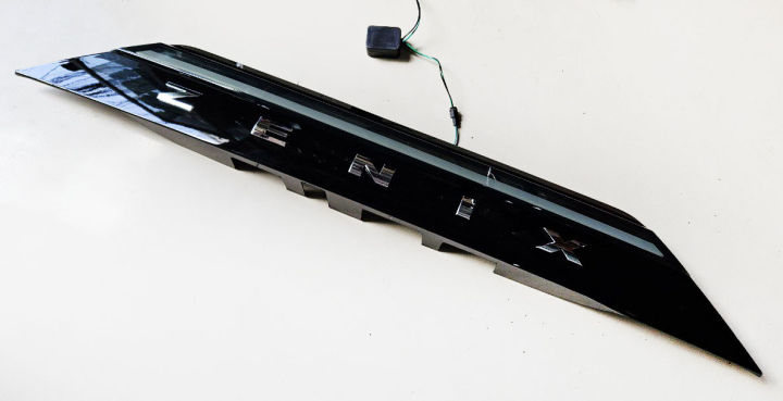 Toyota Innova Zenix 2023 Glossy Black Trunk Lid With LED Light | Lazada PH