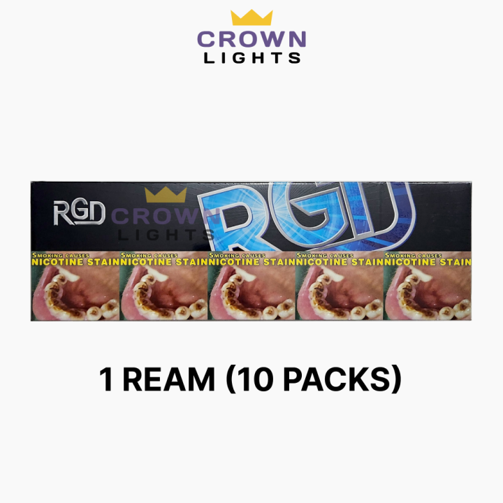 RGD BLACK MENTHOL Original 10 Pack Ream | Lazada PH