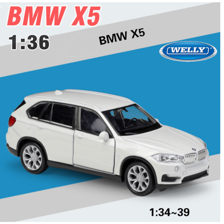 Đồ chơi trẻ em xe ô tô BMW X5 mini Welly bằng kim loại mô hình tỉ lệ 1: ...