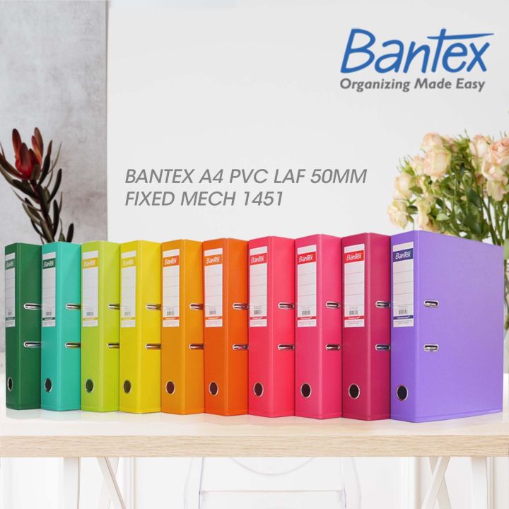 BANTEX A4 PVC LAF 50MM FIXED MECH 1451 | Lazada Singapore