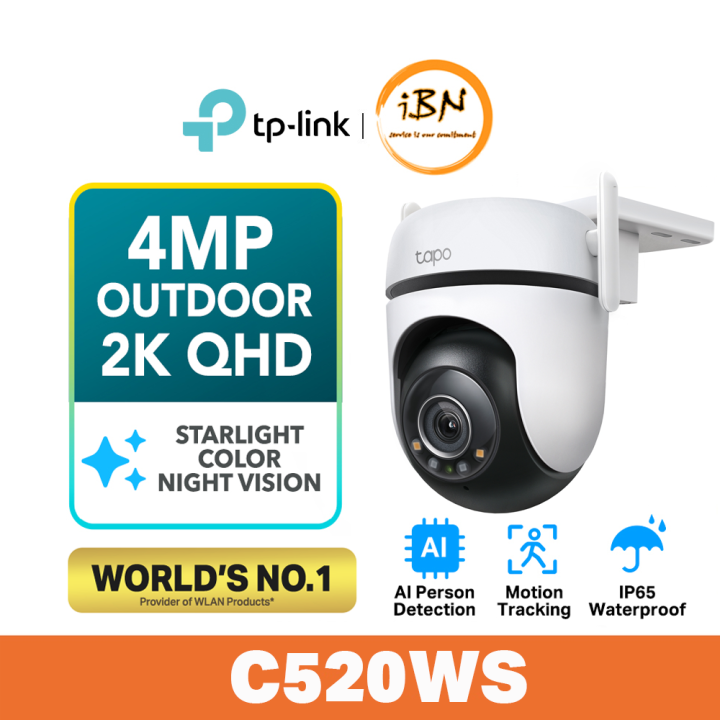 TP-Link Tapo C500 Outdoor 360° Pan/Tilt Security WiFi Camera IP65 ...