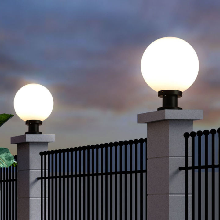Solar light round light Solar Ball Light outdoor gate light road light ...