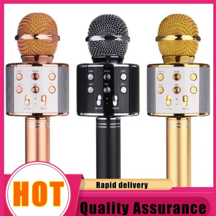 Original TTC WS858 Wireless Bluetooth Microphone WS-858 Karaoke Speaker ...