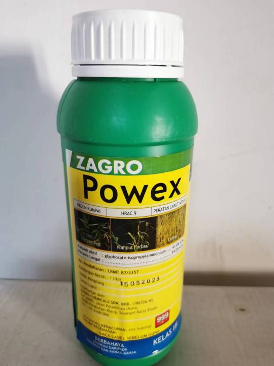 Racun Rumput / Zagro Powex / 1 Liter / Glyphosate 41% | Lazada