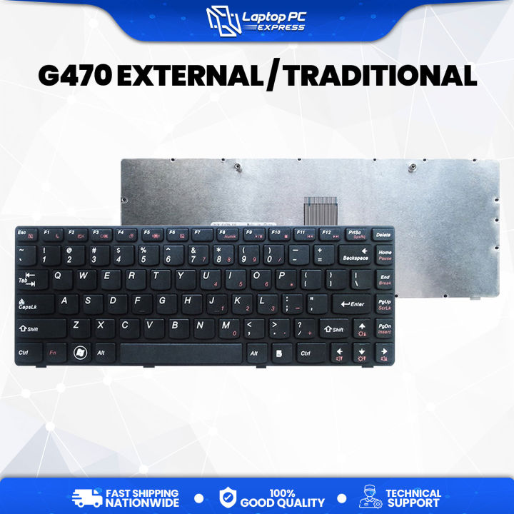 LPCE Laptop Keyboard G470 compatible with Lenovo G470 Series Lenovo ...