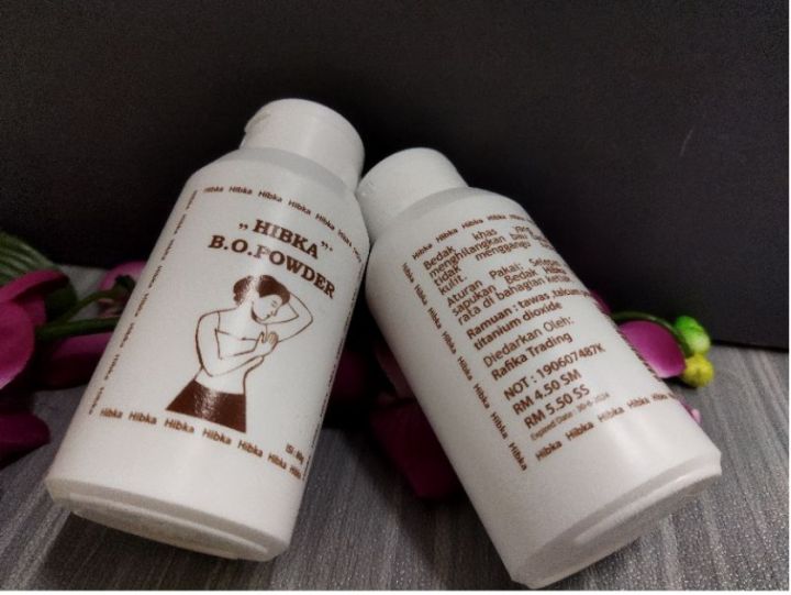 Hibka powder anti bau badan | Lazada