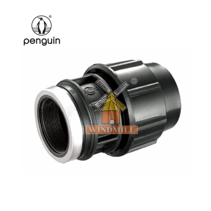 [1pieces] hdpe pipe Female Thread adaptor poly fitting connector female ...
