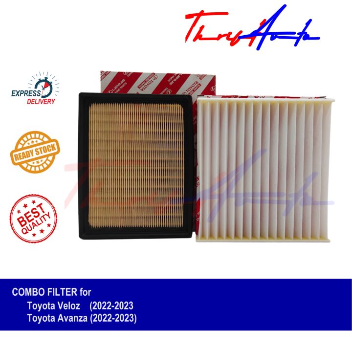 COMBO Filters (Aircon & Air) for Toyota Veloz (2022 - 2023) and Toyota ...