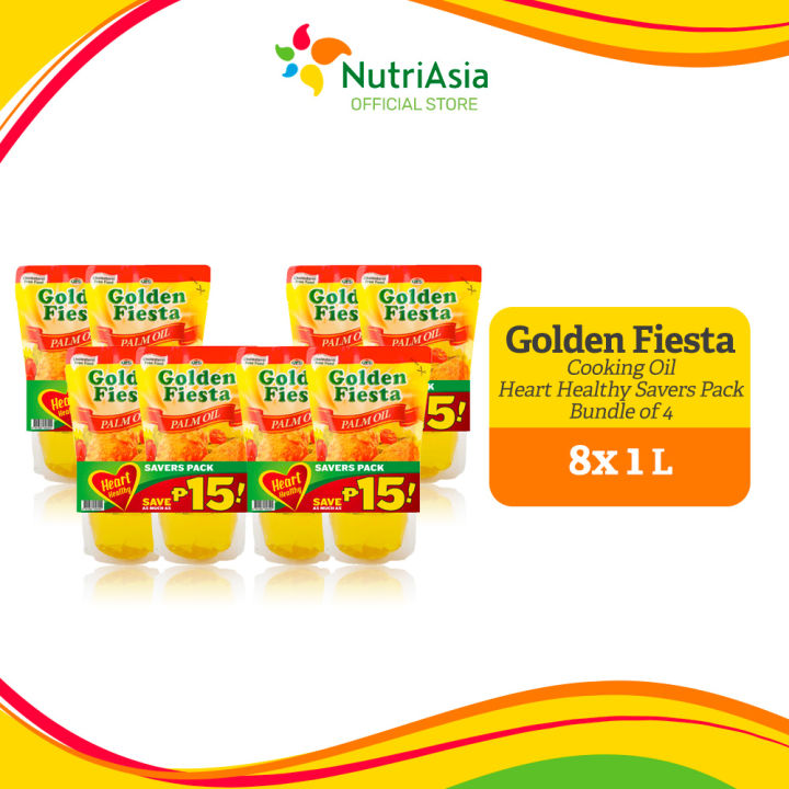 UFC Golden Fiesta Cooking Oil Heart Healthy Savers Pack Bundle of 4 ...