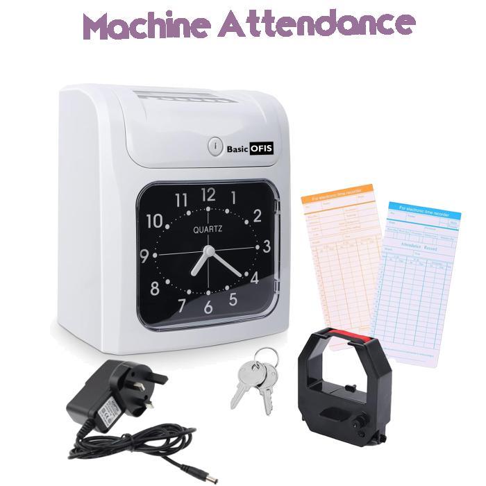 Attendance Machine Punch Time Card Analog Time Recorder | Lazada