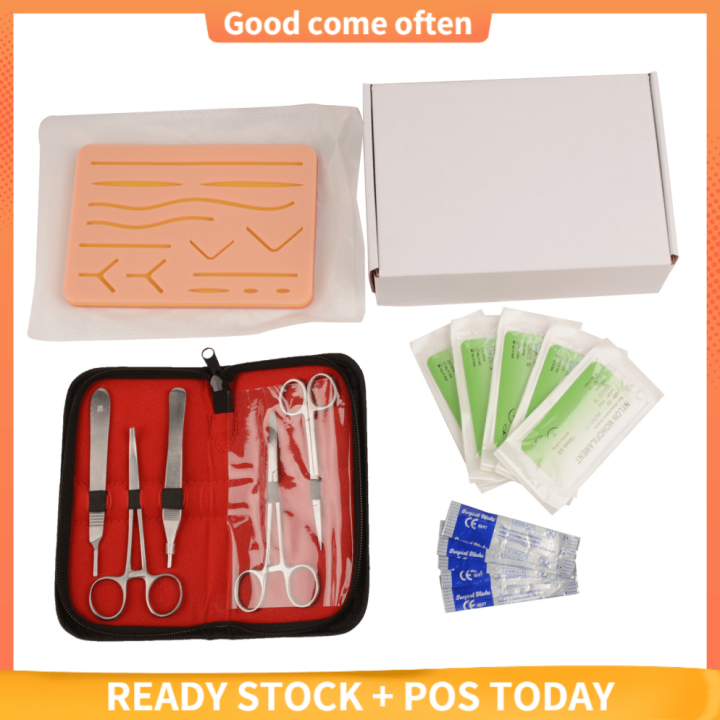 Suture Training Kit Medical Surgical Silicone Suturing Practice Pad ...