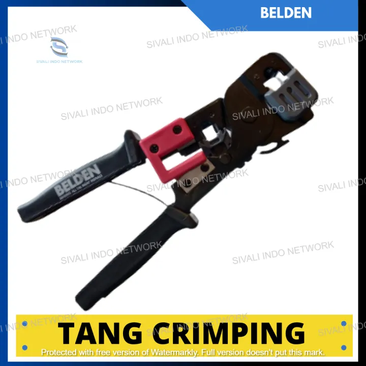 BELDEN CRIMPING TOOL TANG CRIMPING RJ45 RJ11 CAT5E CAT6 AP100007 ...