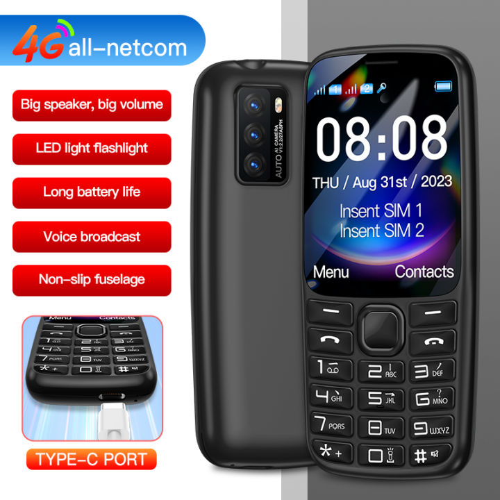 C99 Elderly 4G Feature Phones 2.4Inches 32MB RAM 32MB ROM 1500mAh Big ...