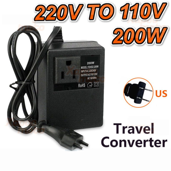 【Ready Stock】Intelligent Efficient Household 200W Ac 220V To 110V ...