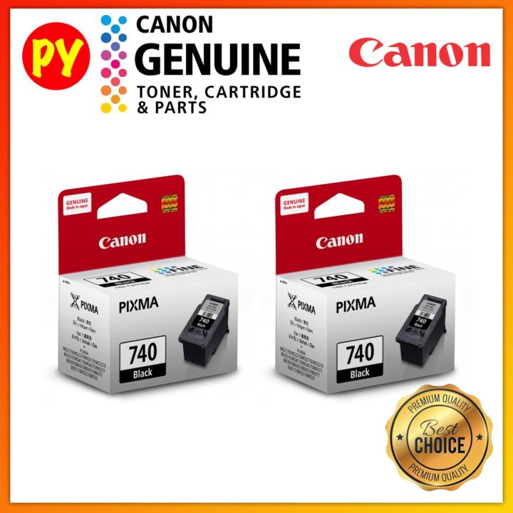 Canon PG-740 Original Black Ink Cartridge Twin (X2) Pack | Lazada