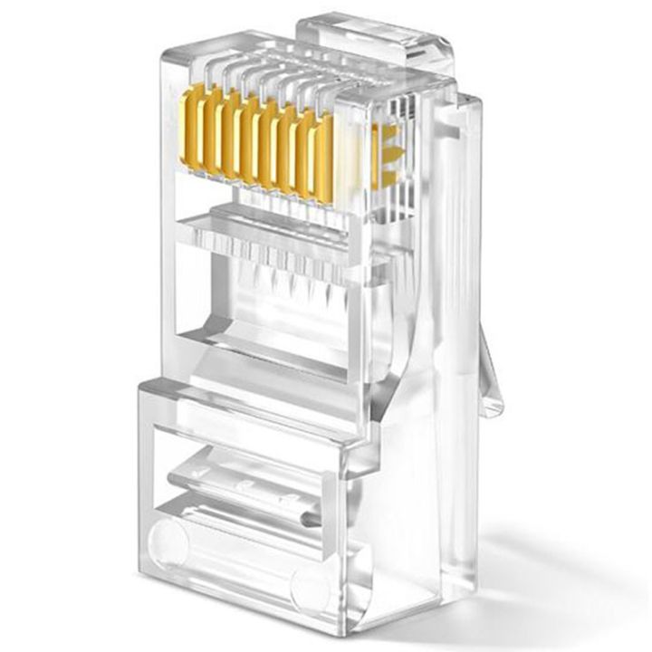 RJ45 Network Cable Modular Plug Ethernet Cable Connector Unshielded 8 ...